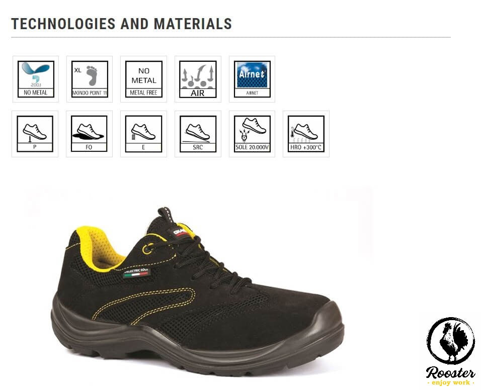 Giasco - Volt SB FO E P HRO – rooster-workwear